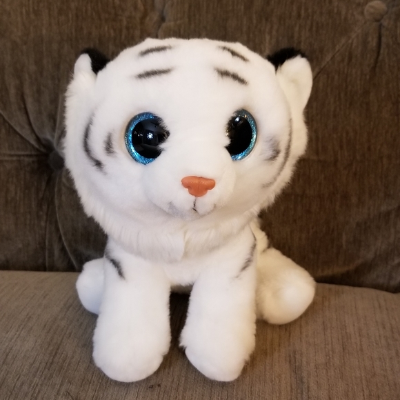 Ty | Toys | Rare Ty Beanie Boo Tundra White Bengal Tiger Plush 25 ...